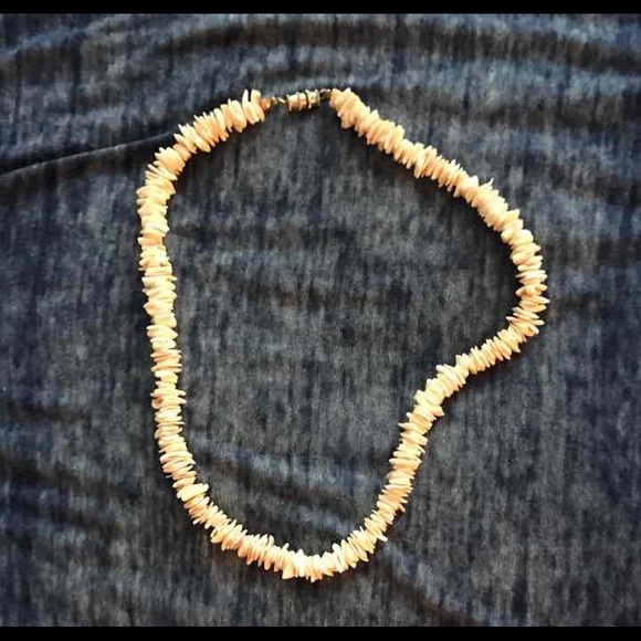 Jewelry | Vintage Puka Shell Surfer Necklace Pale Peach | Poshmark